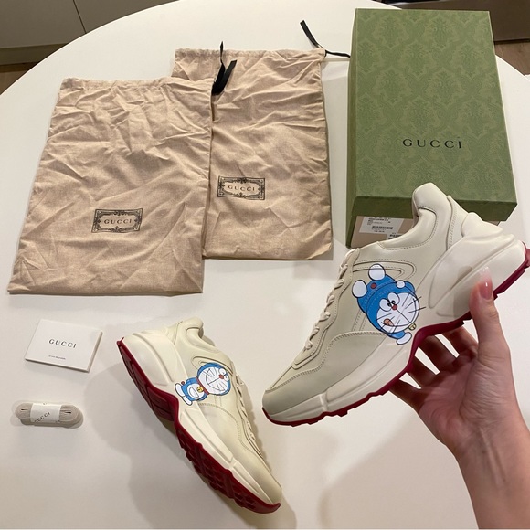 Gucci | Shoes | Gucci X Doraemon Rhyton Sneakers | Poshmark